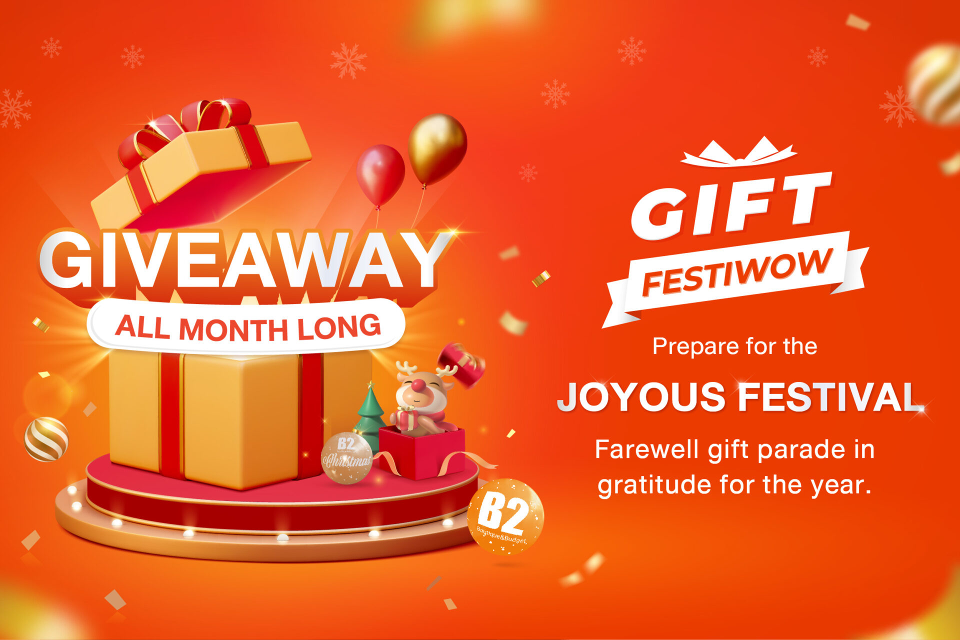 B2 Gift Festiwow 2023: A Grand New Year's Gift-Giving Extravaganza | B2 Boutique and Budget ...